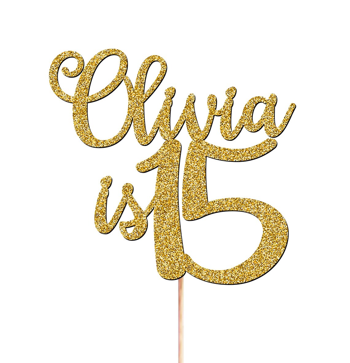 Personalised Custom 15th Birthday Cake Topper Party | Etsy