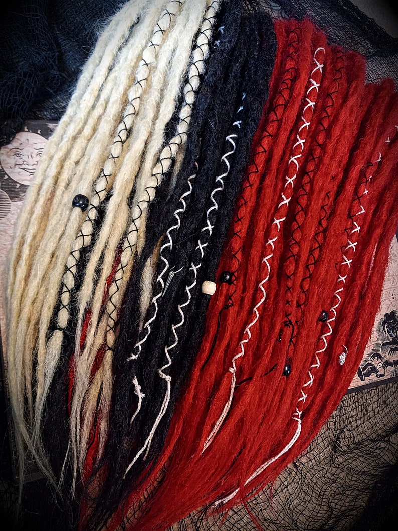 Blood Moon Synthetic Loc Set - Etsy