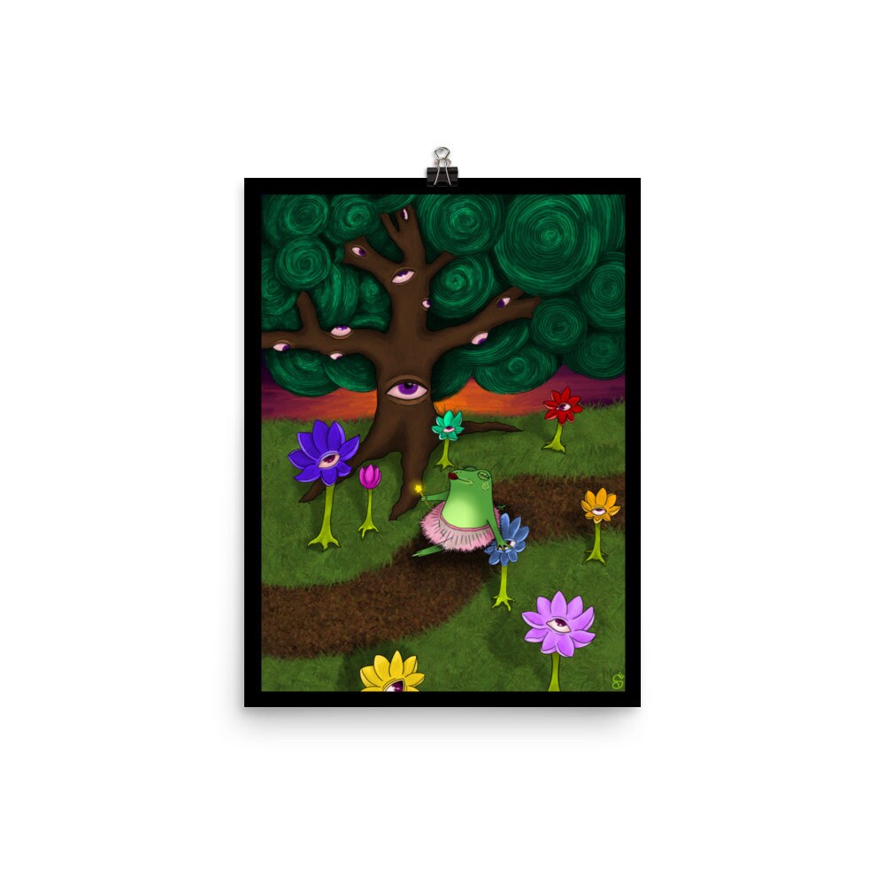 Fairytale Froggy Art Poster - Etsy