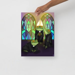 Frog Priests Poster - Etsy