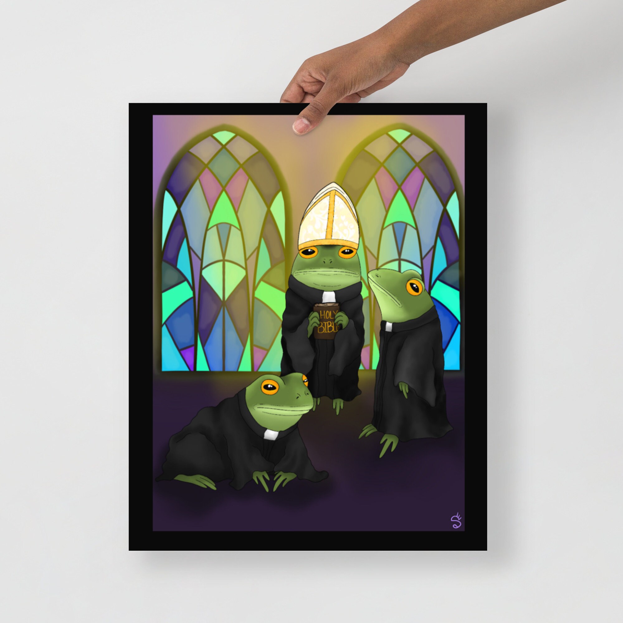 Frog Priests Poster - Etsy