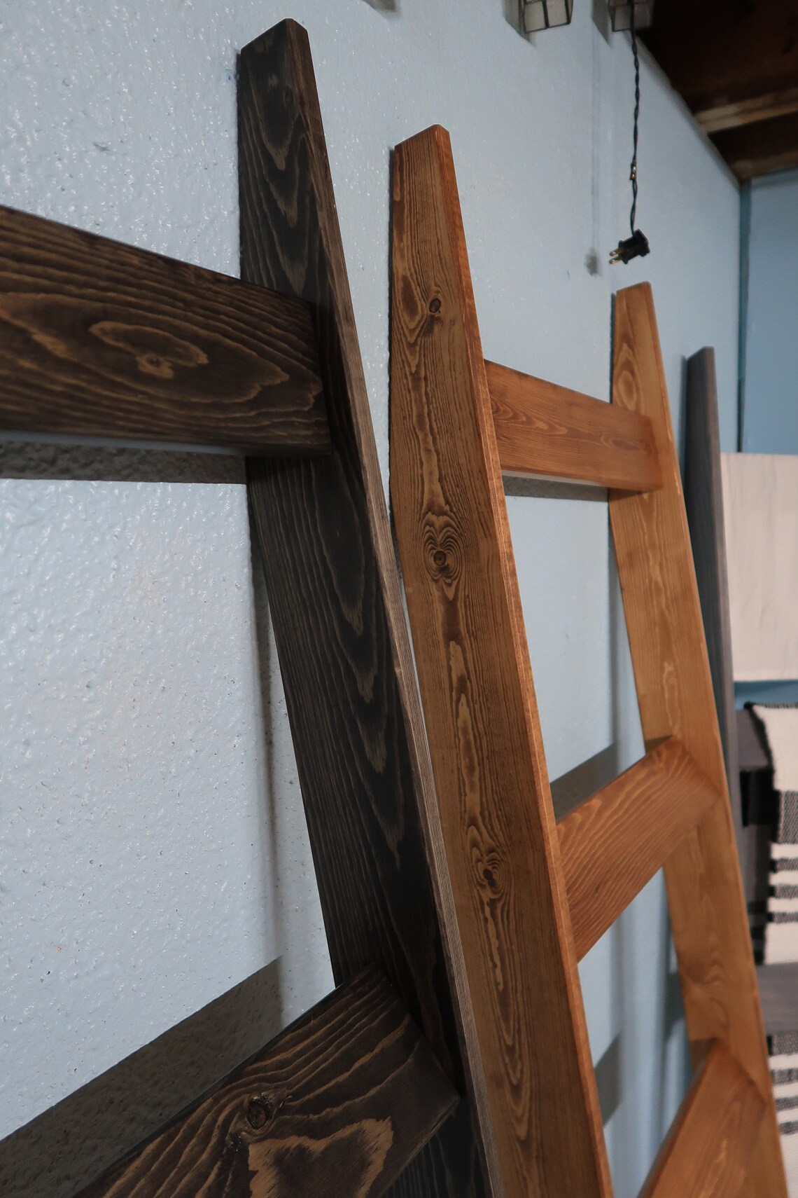 Blanket Ladder 6 ft Flat Packed Rustic Home Decor Rustic | Etsy