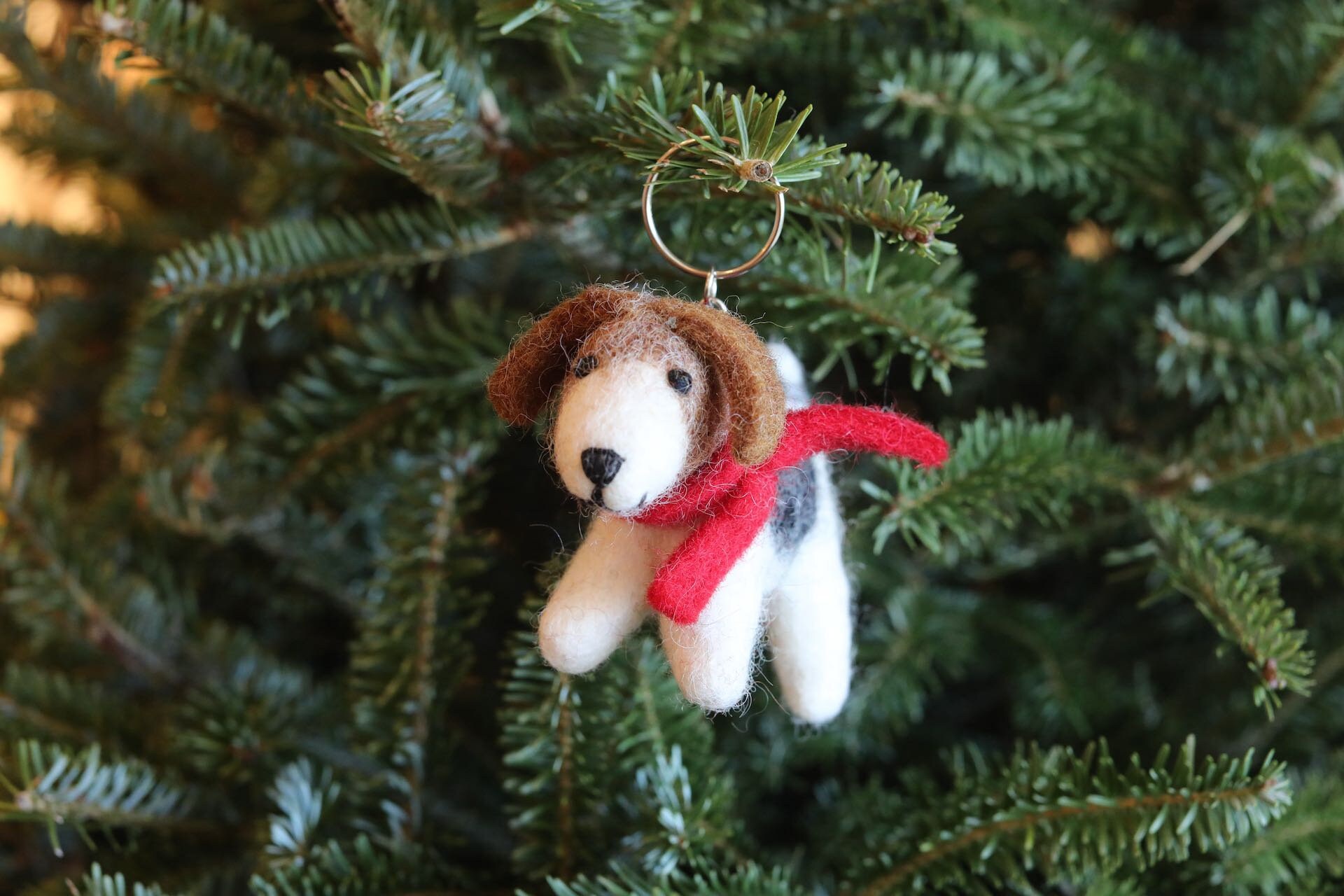 Felt Beagle Dog Christmas Ornaments Felt Jack Russell Terrier | Etsy