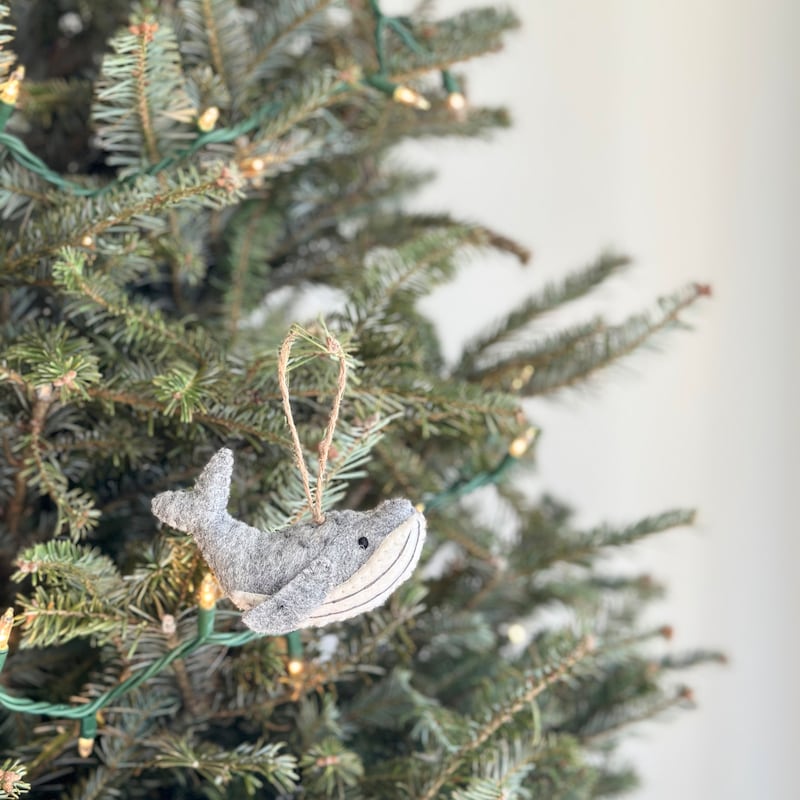 Felt Whales Ornaments - Etsy