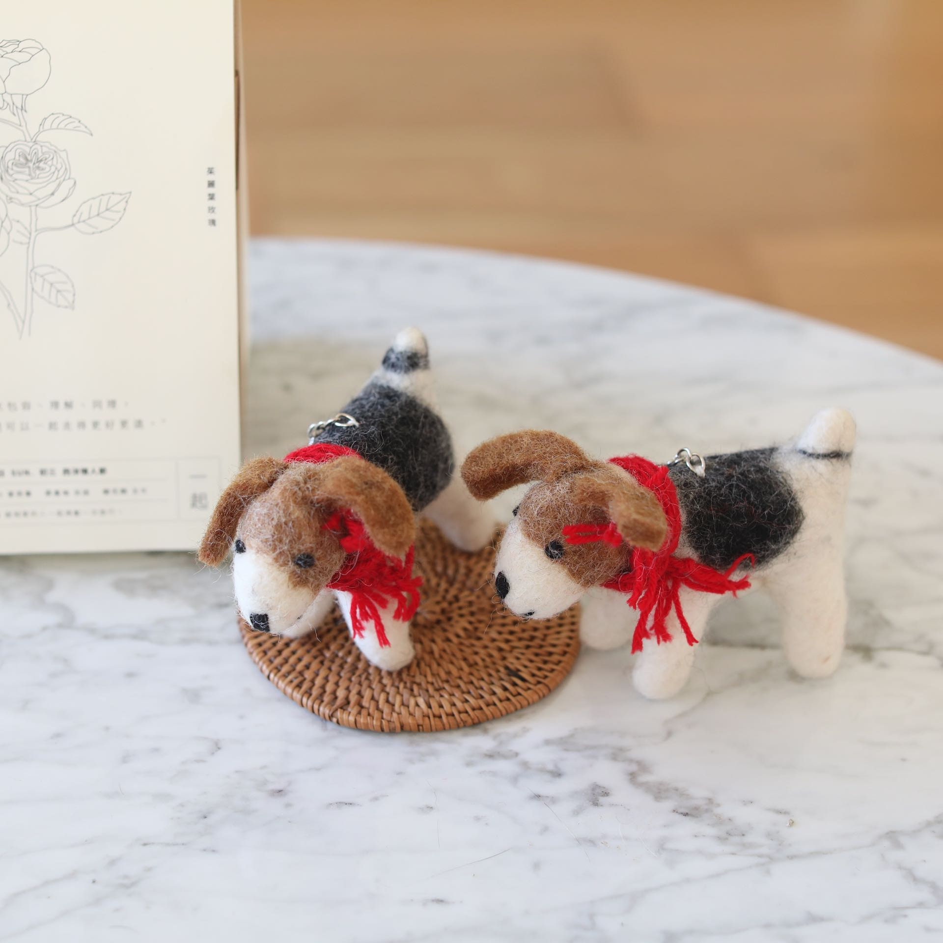 Felt Beagle Dog Christmas Ornaments Felt Jack Russell Terrier | Etsy