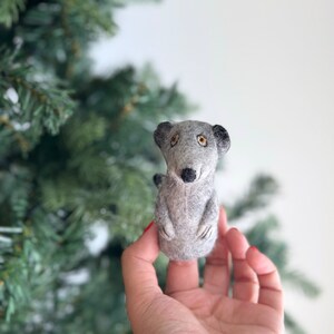 Felt Meerkat Finger Puppet Meerkat Miniature African Animal - Etsy