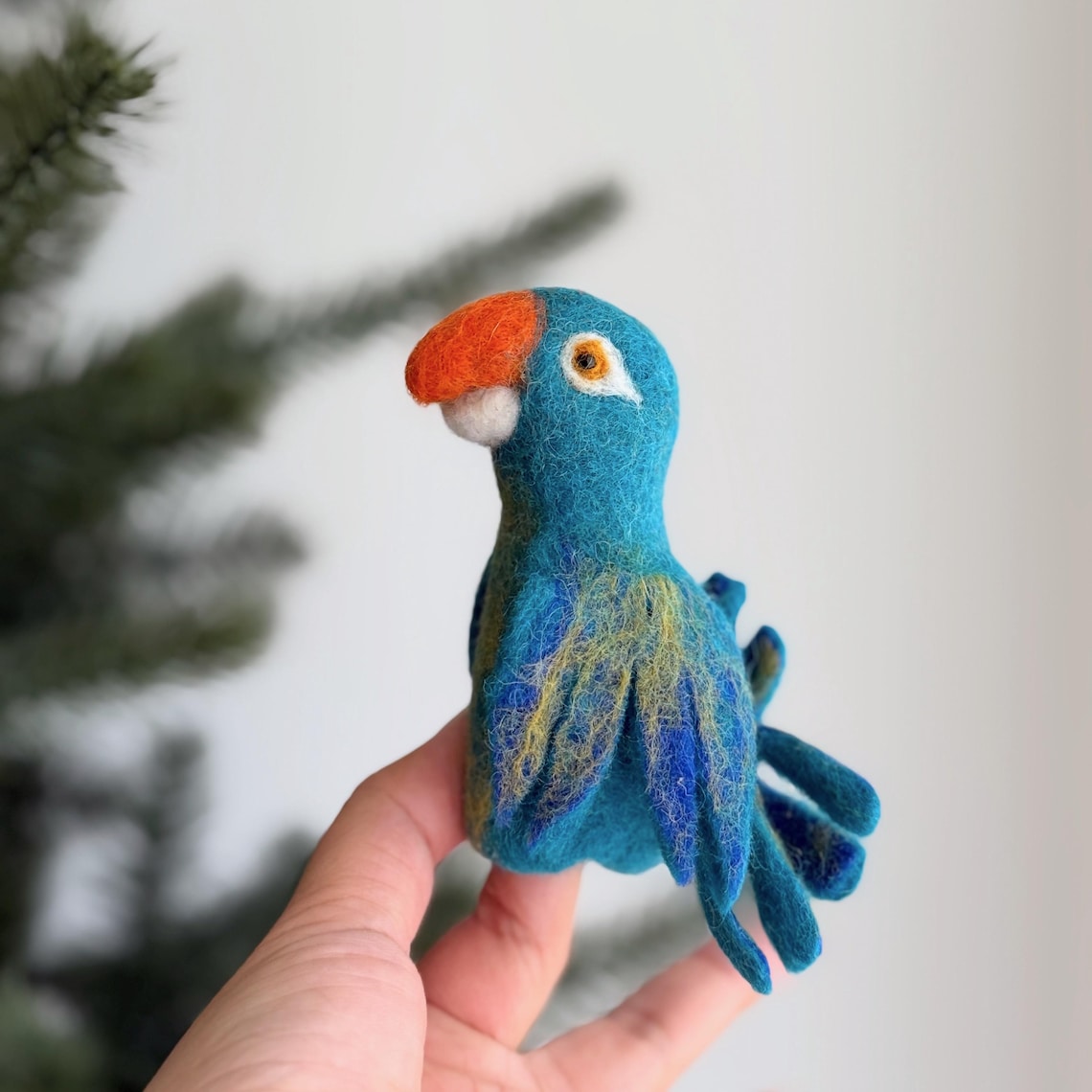Tropical Bird Finger Puppets Set of 5 - Parrot Finger Puppets, Flamingo ...