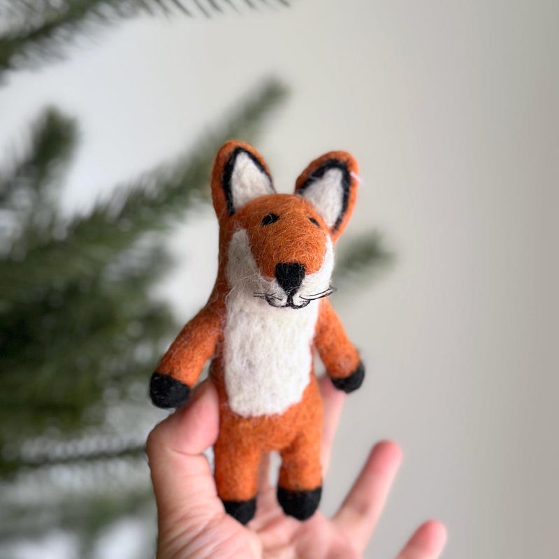 Fox Finger Puppet - Etsy