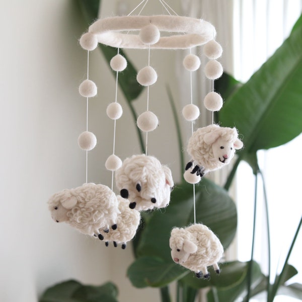 Sheep Mobile - Etsy