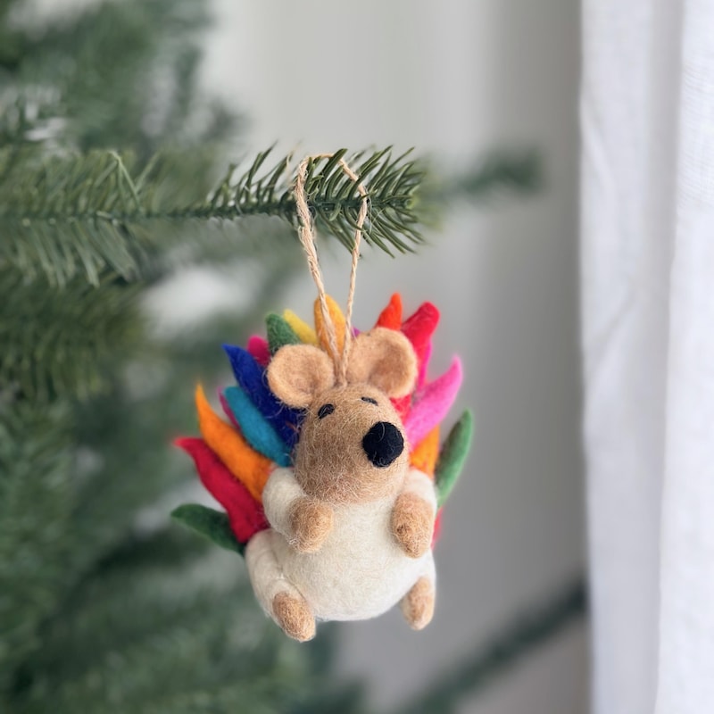 Hedgehog Ornament - Etsy
