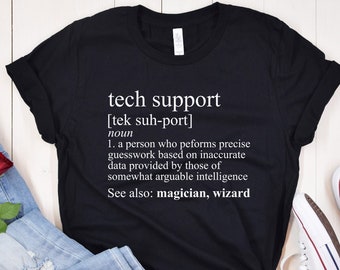 Funny Tech Support | Etsy