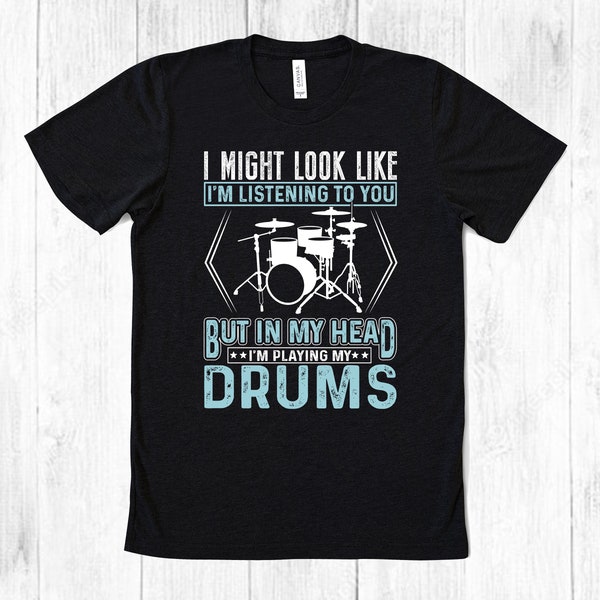 Drummer T Shirt - Etsy