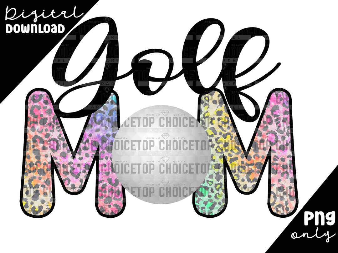 Golf Mom Png Golf Mama Png Golf Rainbow Leopard Png - Etsy Portugal