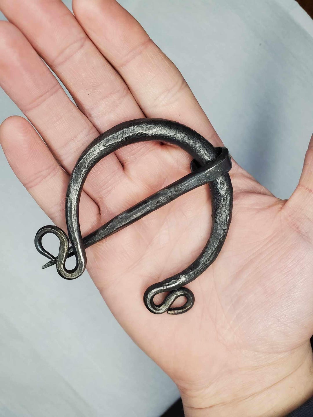 Hand Forged Celtic Brooch - Blacksmith - Etsy