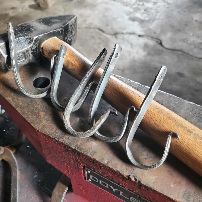 Hand Forged Hooks - Etsy