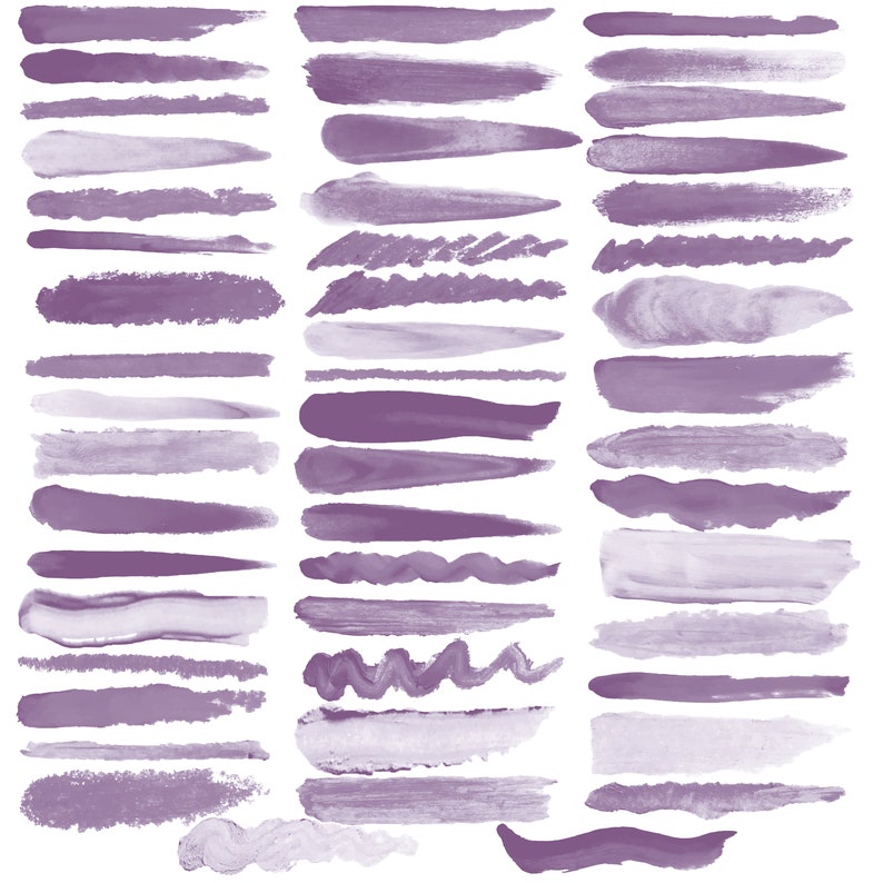 50 Texture Brushes for Adobe Illustrator changeable Colors, Brush ...