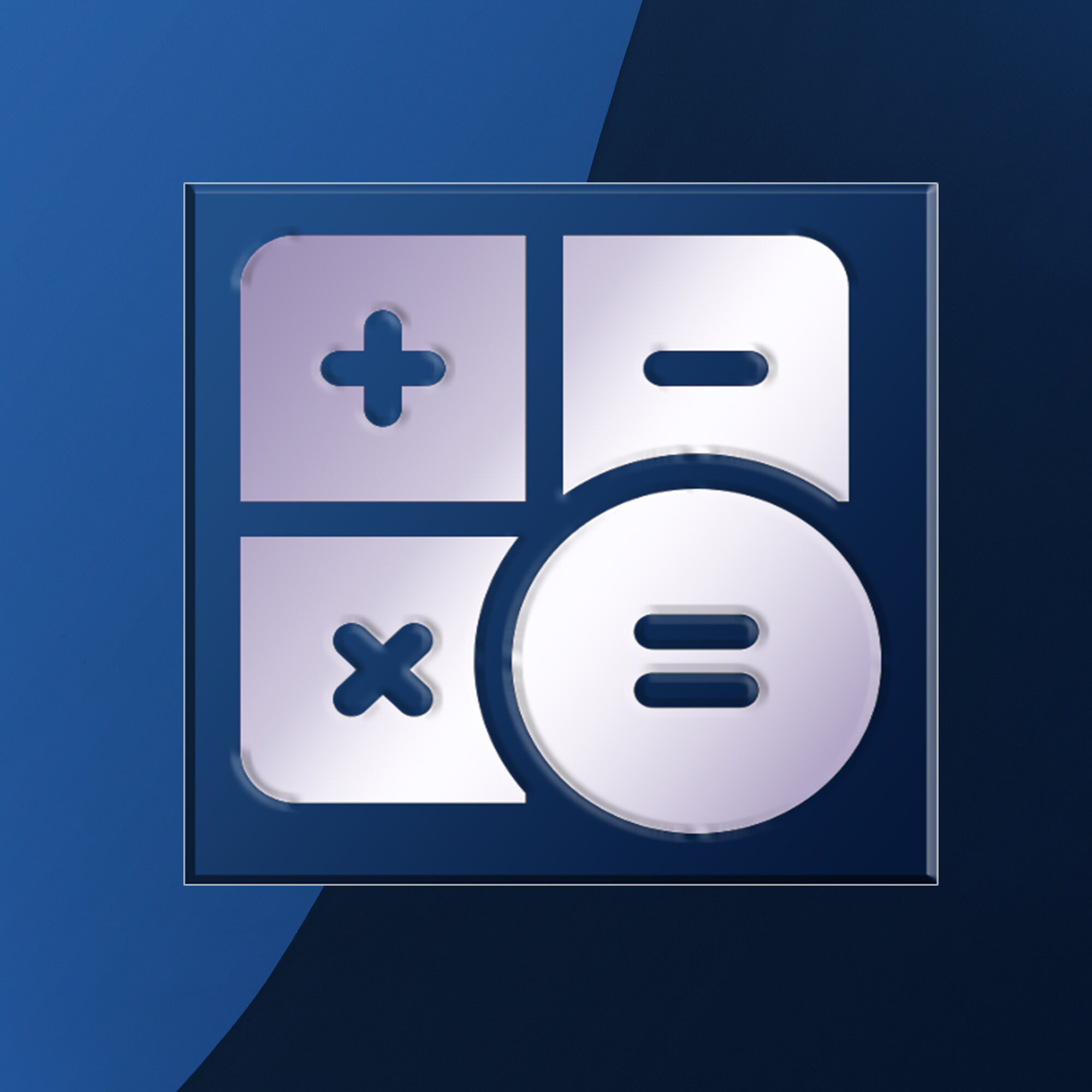 Deep Blue Wallpaper & Icons - Etsy