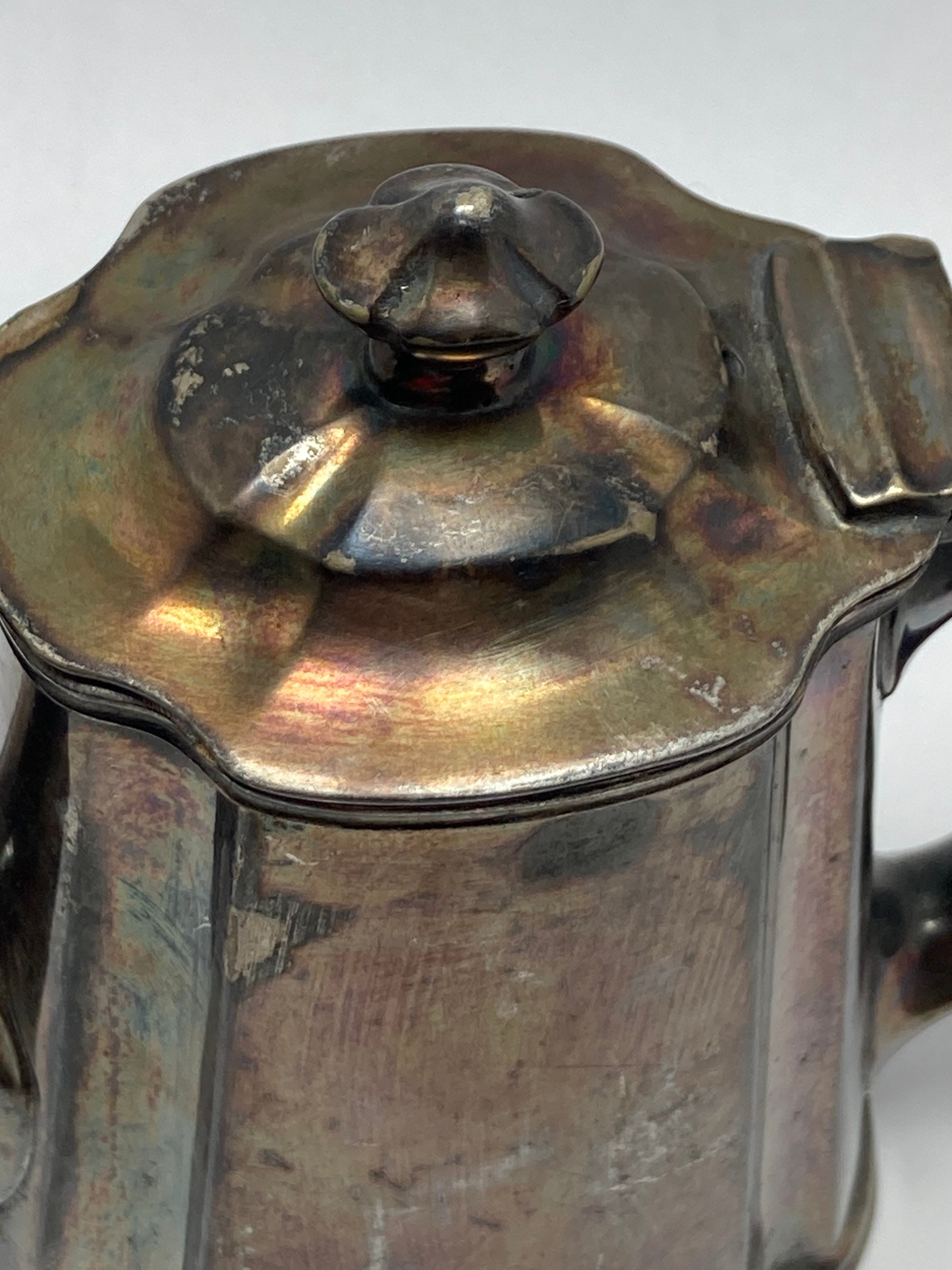 Railroad New York Central 1920s Reed and Barton Silver Soldered Coffee ...