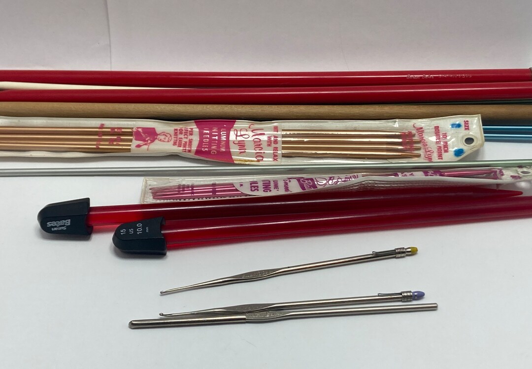 Susan Bates and Marcia Lynn Knitting Needles and Crochet Hooks Lot of ...