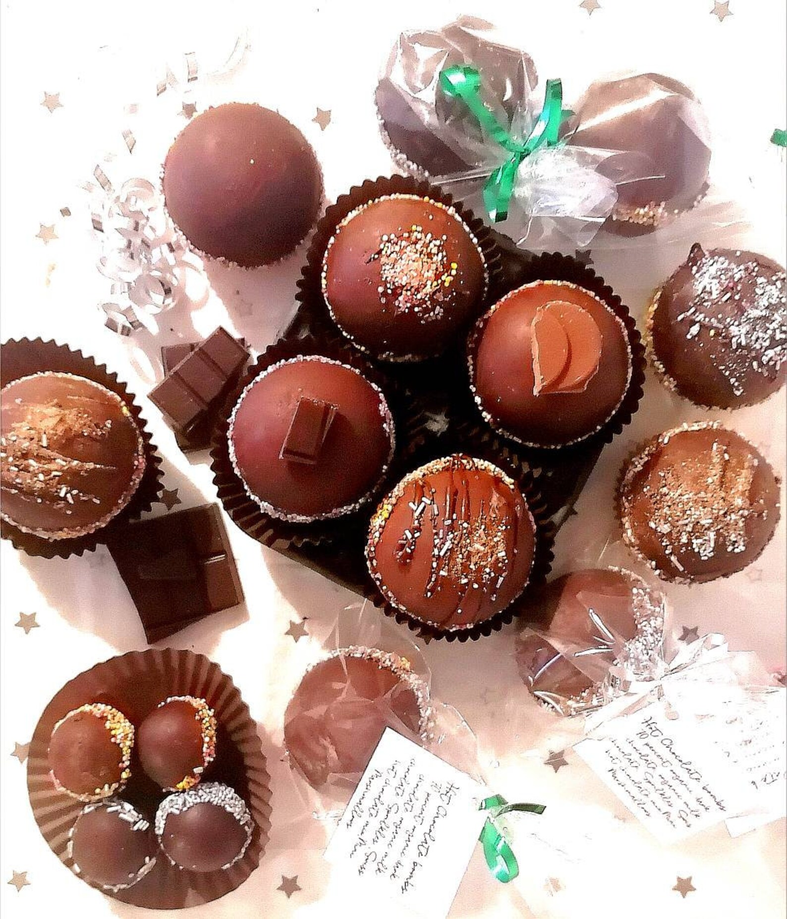 Hot Chocolate Bombs Hand Crafted Chocobombs Christmas Chocolate Bombs ...