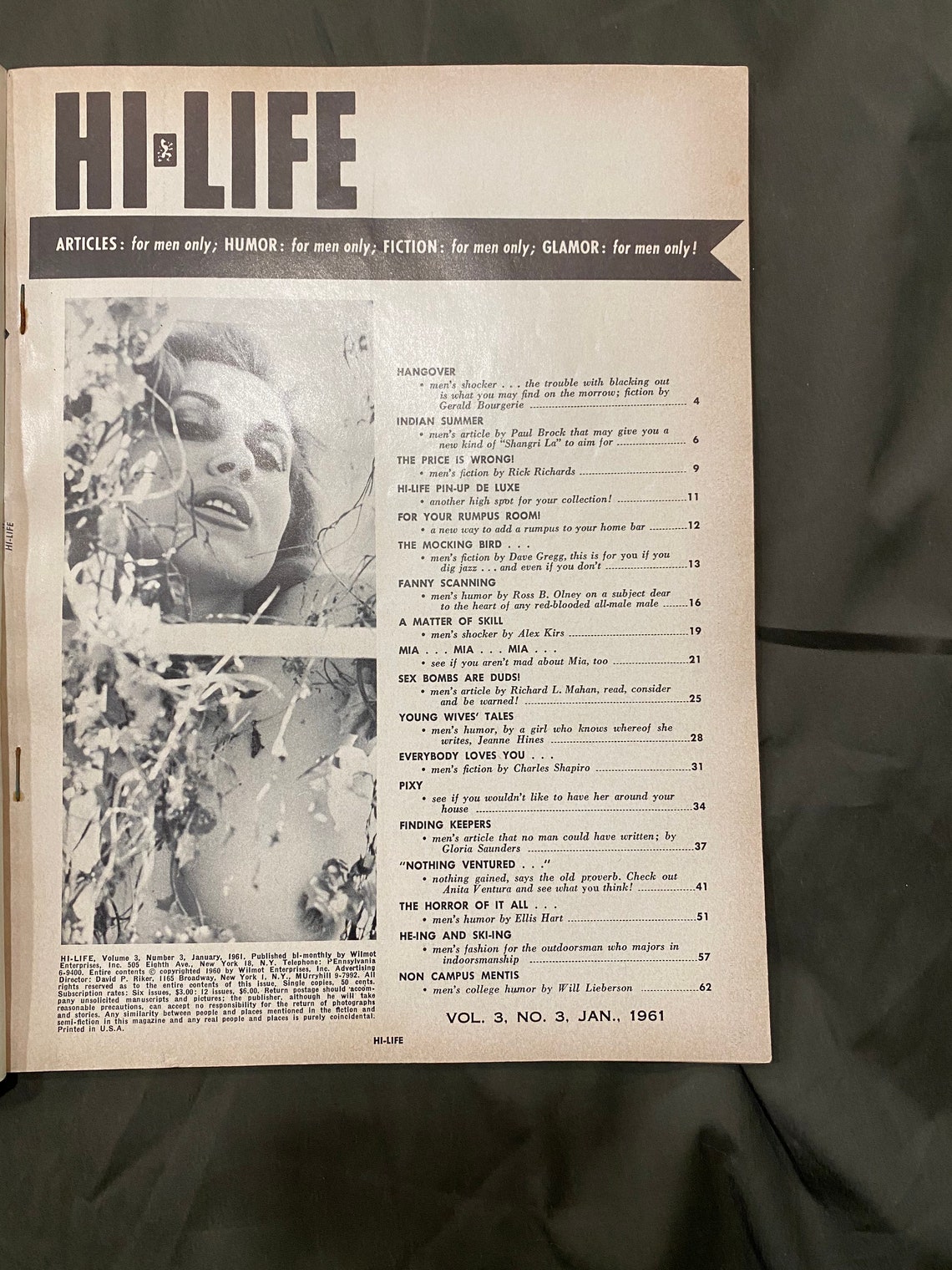 Vintage Hi Life Magazine Men’s Interest - Etsy