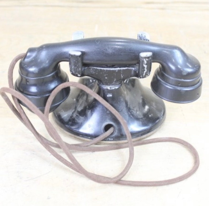 Vintage Western Electric Rotary Phone Bakelite Model E1 - Etsy