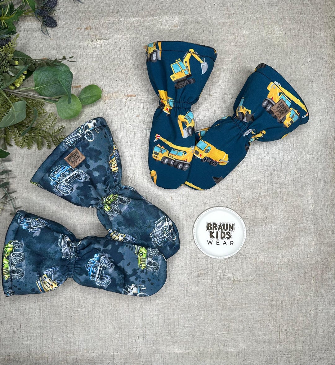 Wool and Fleece Winter Mittens for Boys, Softshell Coverage, All Sizes ...