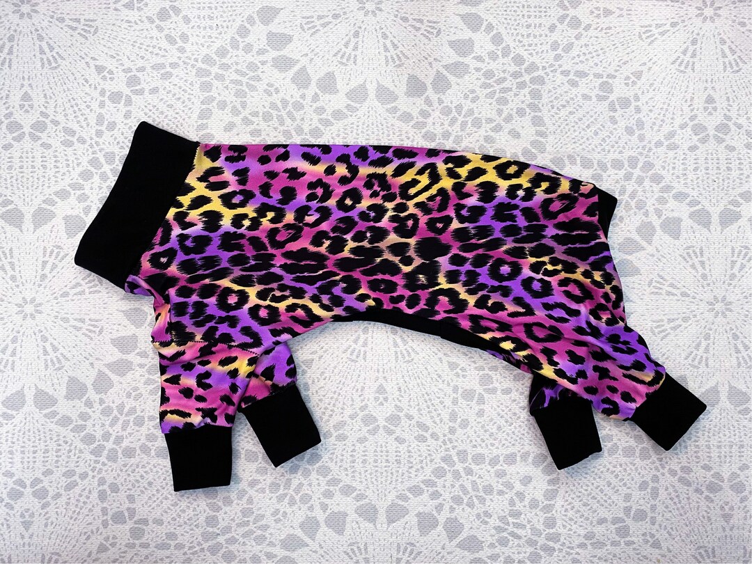 Chinese Crested Lightweight Pjs - Fabulous Cheetah - Etsy