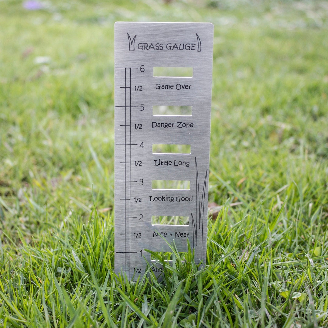 Grass Gauge - Ultimate Lawn Tool - Perfect Gift for Dad - Etsy