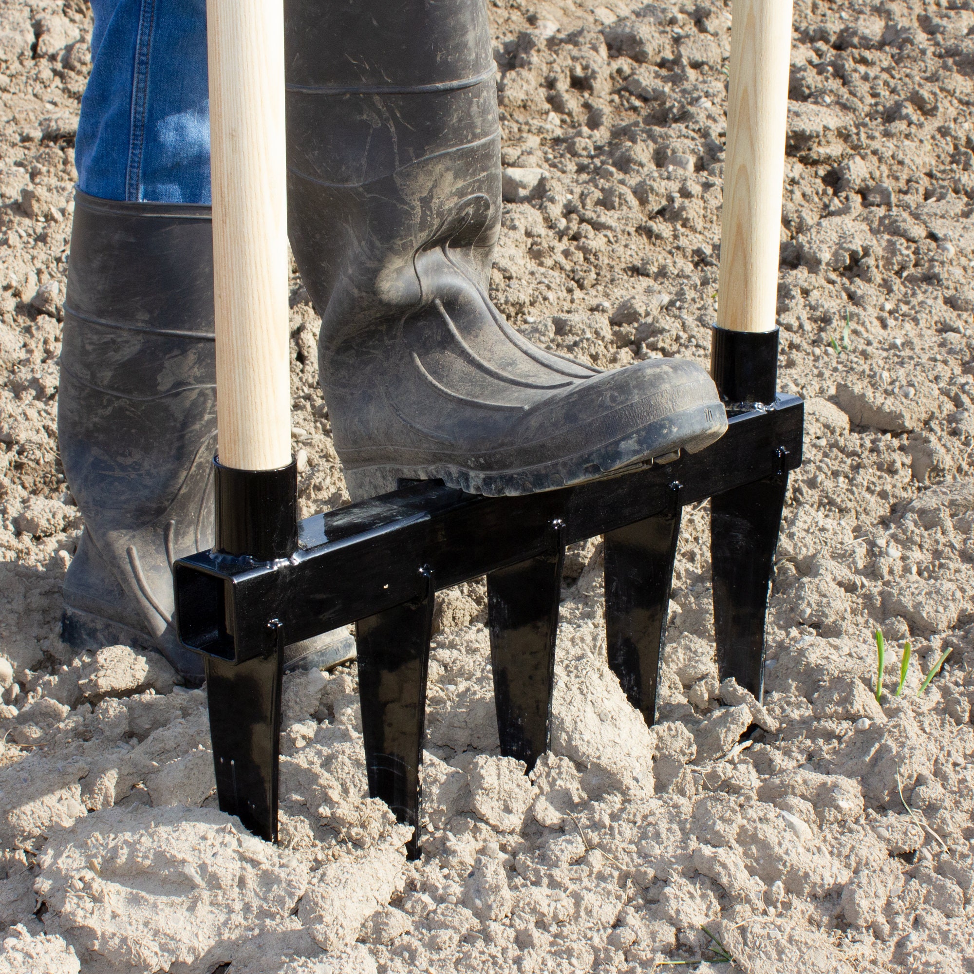 Broadfork Garden Tool 5 Tines Hand Tiller USA Made - Etsy