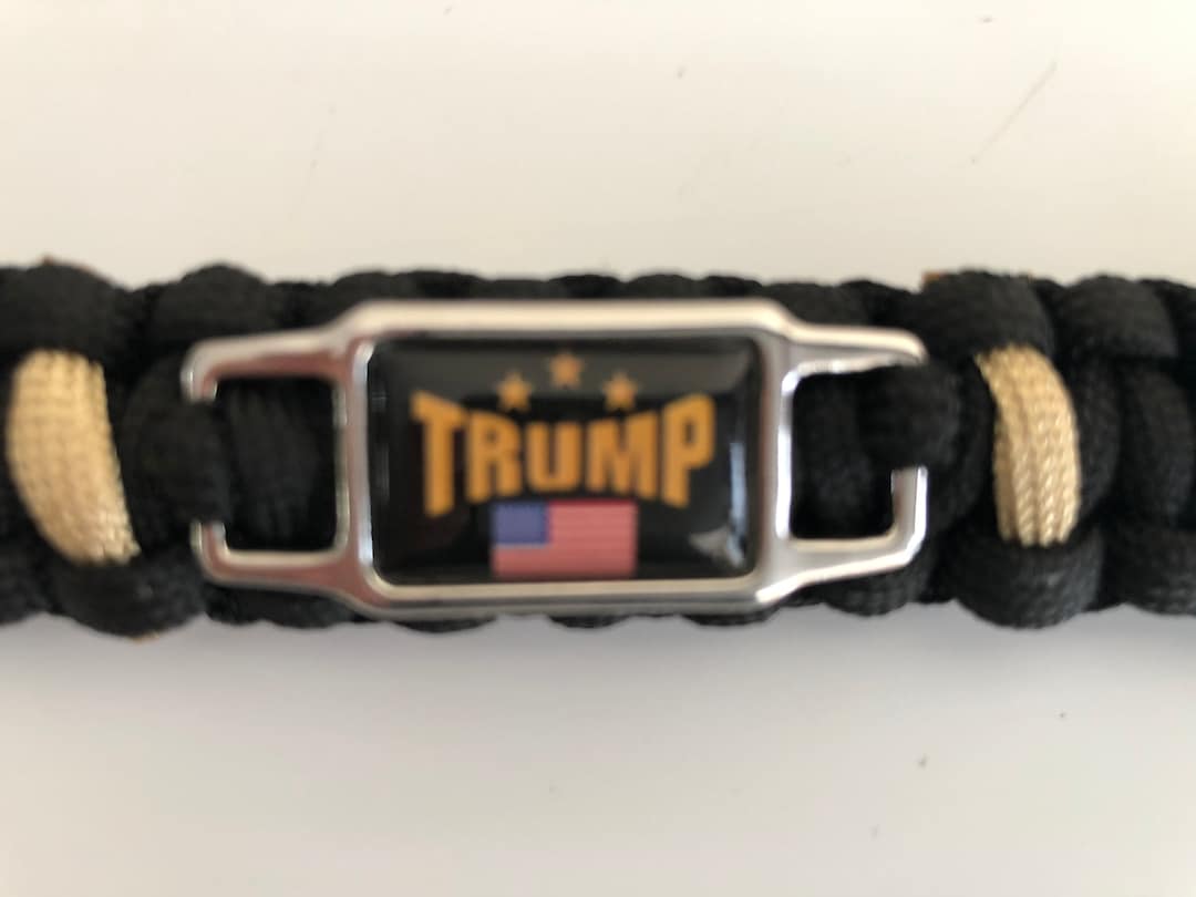 Donald TRUMP Bracelet American Flag Paracord Survival Bracelet 9'' - Etsy