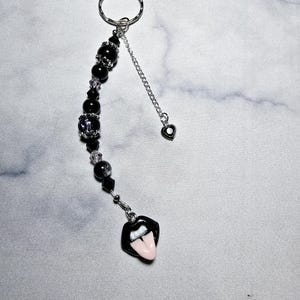 Gothic Keychain Edgy Black Lipstick Keychain the Ultimate Emo and Goth ...