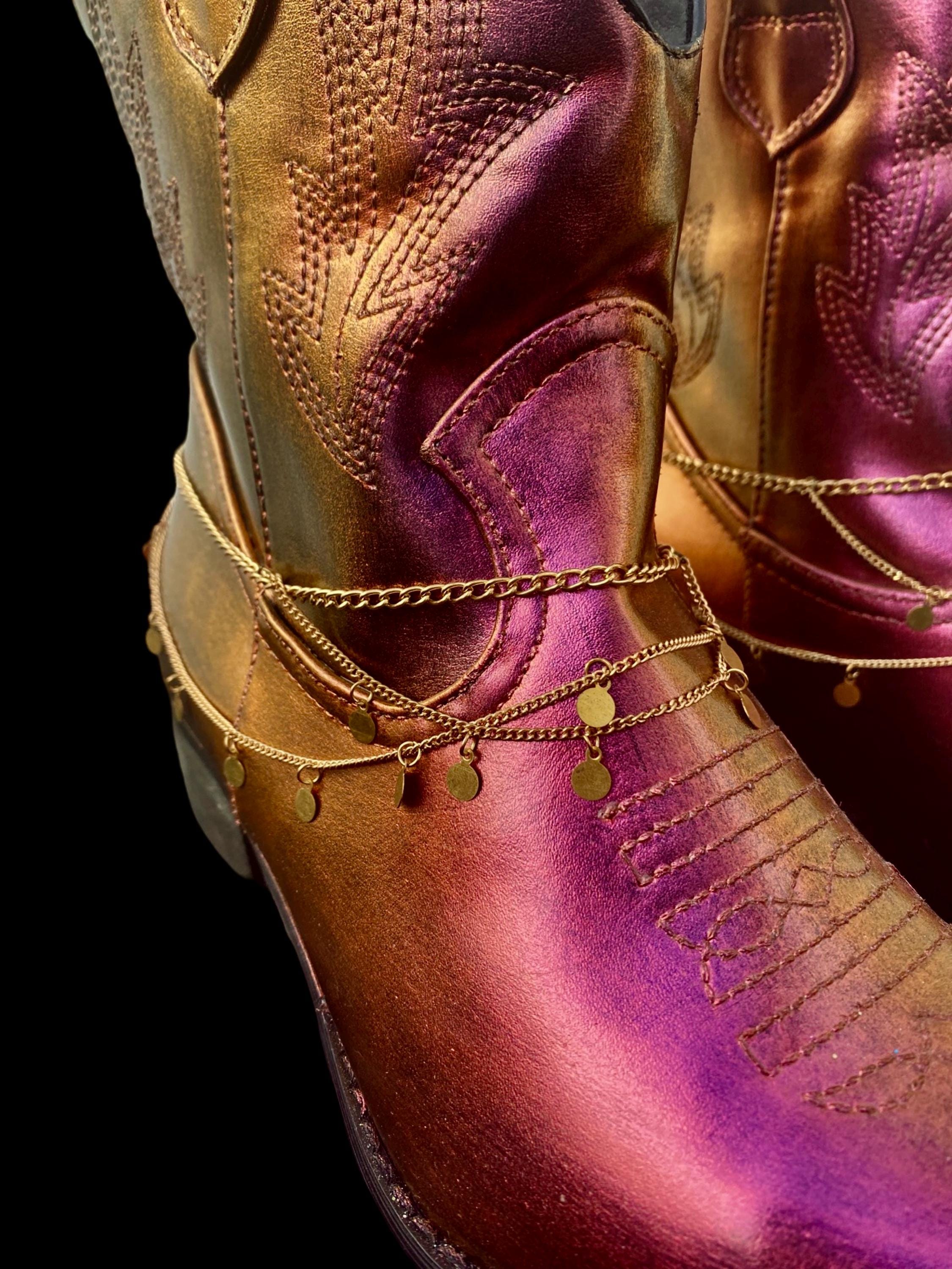 Custom Hand-painted Cowboy Boots Unique Personalized Western Footwear ...