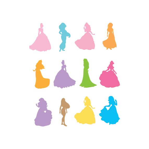 Princess SVG EPSPNG Dxfjpg instant Zip File Download | Etsy