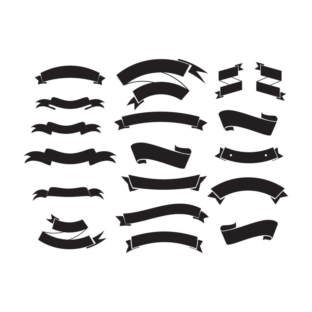 Ribbon SVG, EPS,PNG, Dxf,jpg -instant Zip File Download - Etsy