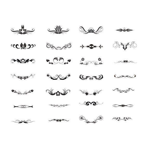 Flourish SVG EPSPNG Dxfjpg instant Zip File Download | Etsy