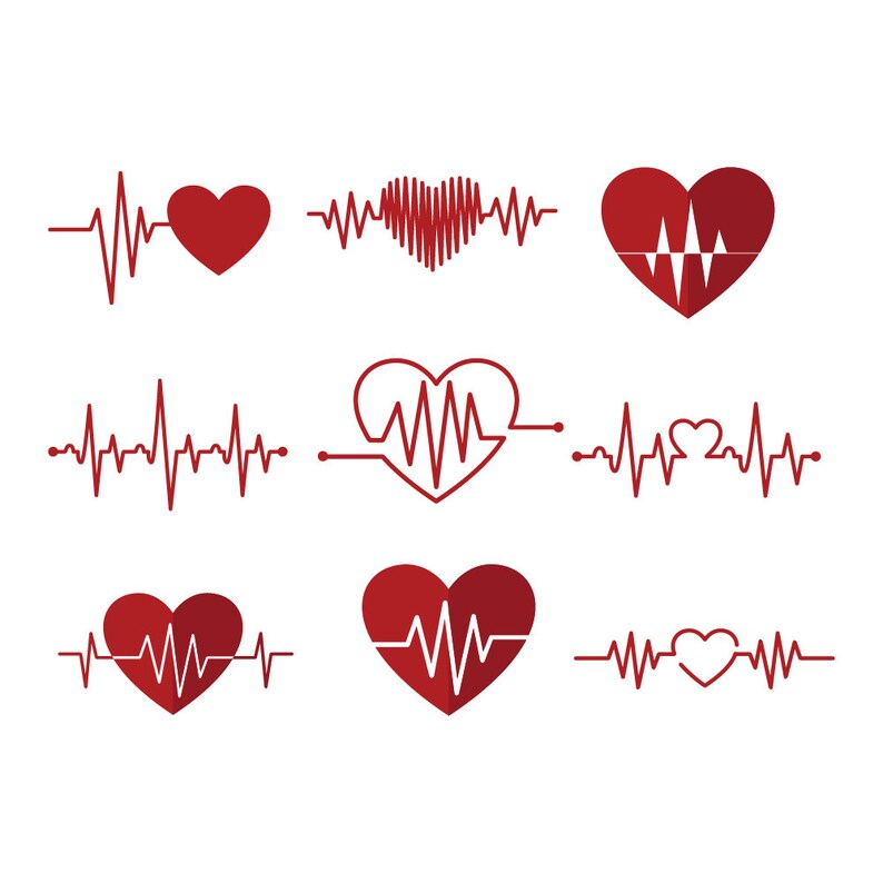 Heart SVG, EPS,PNG, Dxf,jpg -instant Zip File Download - Etsy