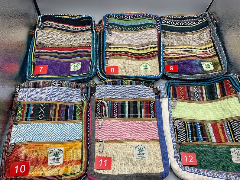 Hemp Purse Crossbody Cotton Bag Messenger Tote Market Festival - Etsy