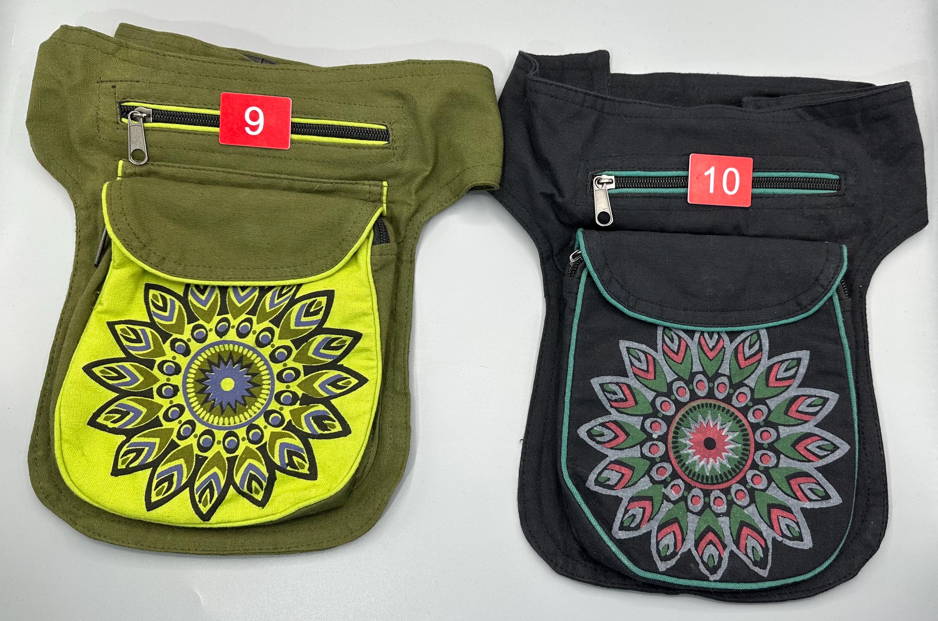 Cotton Fanny Pack: Festival Waist Bag With Multiple Pockets - Etsy