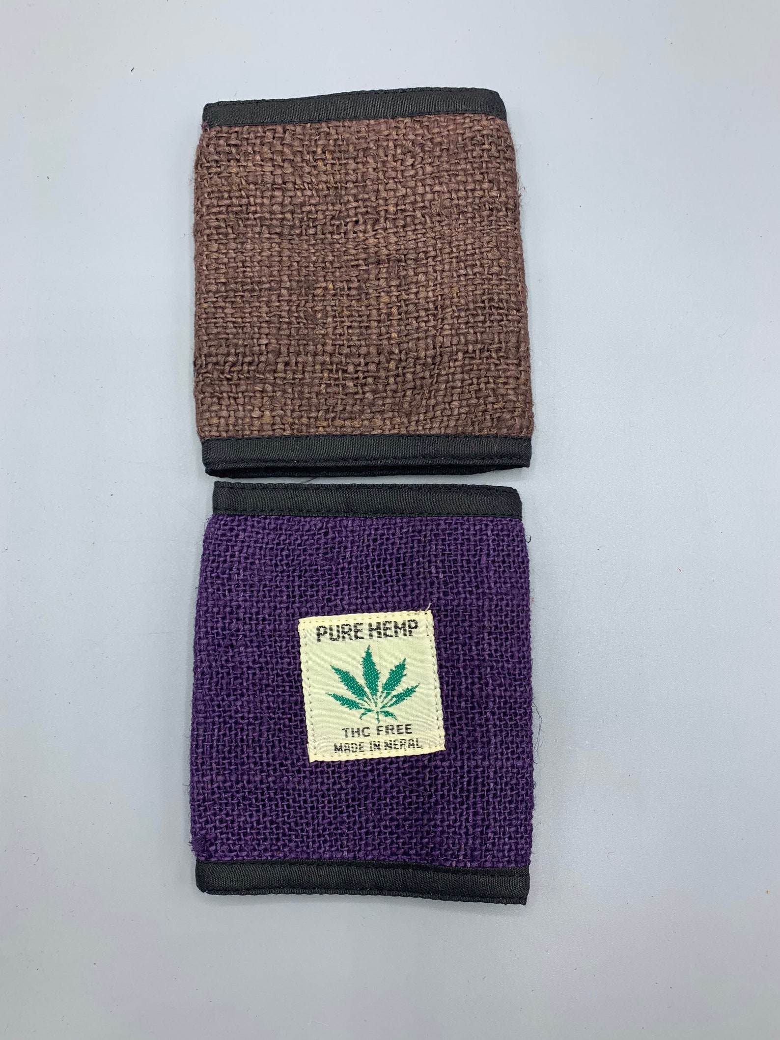 Hemp Wallet Bi Fold Velcro 100% Hemp Zipper Pocket Tie Dye Peace ...