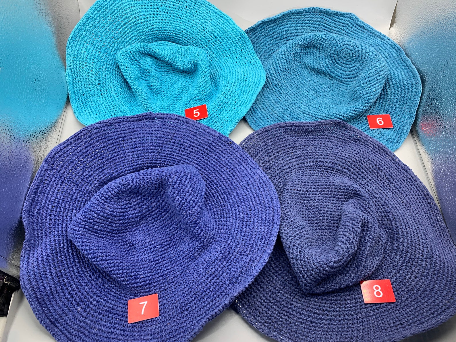 Hemp or Cotton Hat Bendable Rim Crochet Straw Beach Sun Travel - Etsy