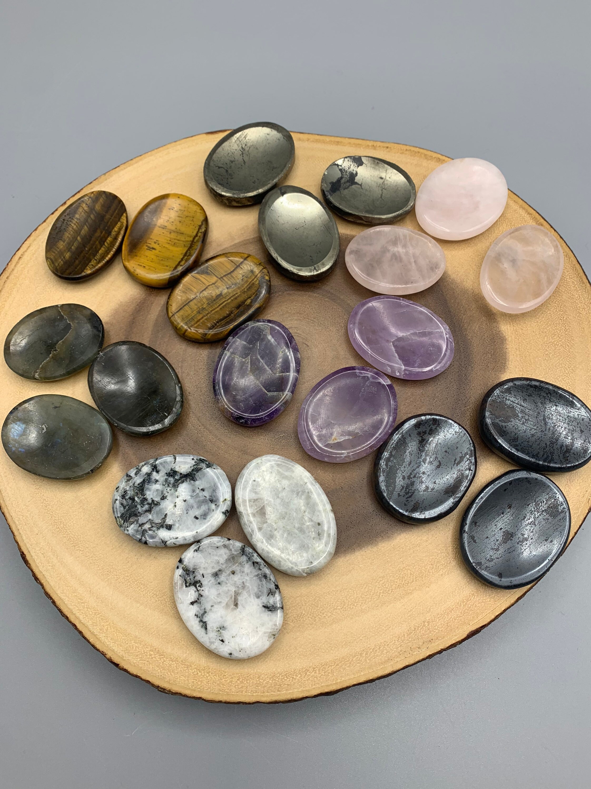 Thumb Stones Meditation Stones Gratitude Stones Worry Stones 2 - Etsy ...