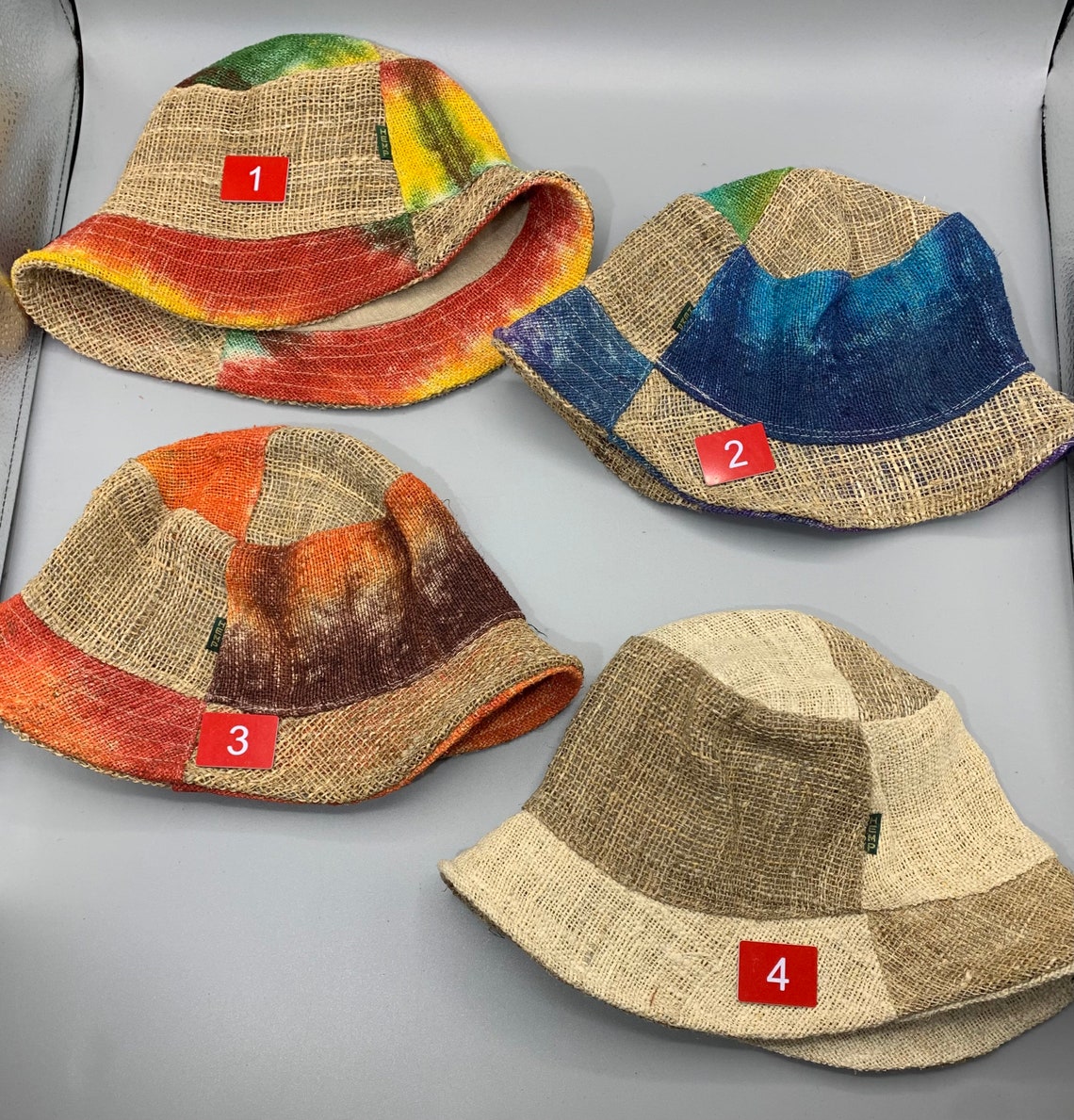 Hemp Bucket Hat Hemp Tie Dye Mens Womens Sun Festival Beach Etsy