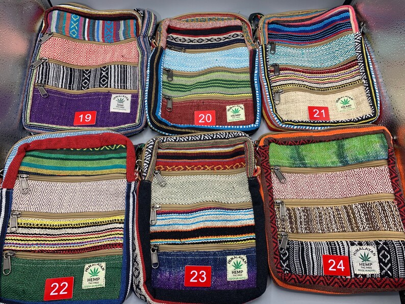 Hemp Purse Crossbody Cotton Bag Messenger Tote Market Festival - Etsy