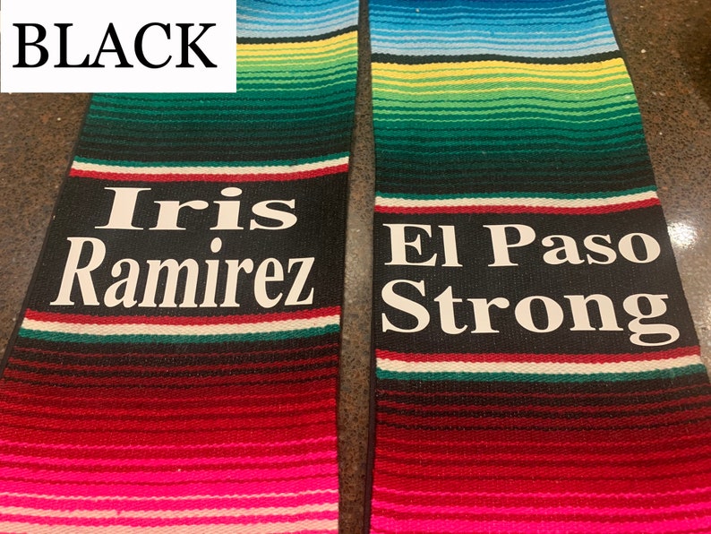 Class of 2024 Personalized Graduation Serape/sarape Stole Hispanic ...