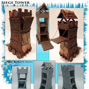 Siege Tower 28/32 Mm | Tabletop Fantasy Wargaming Role Play RPG ...