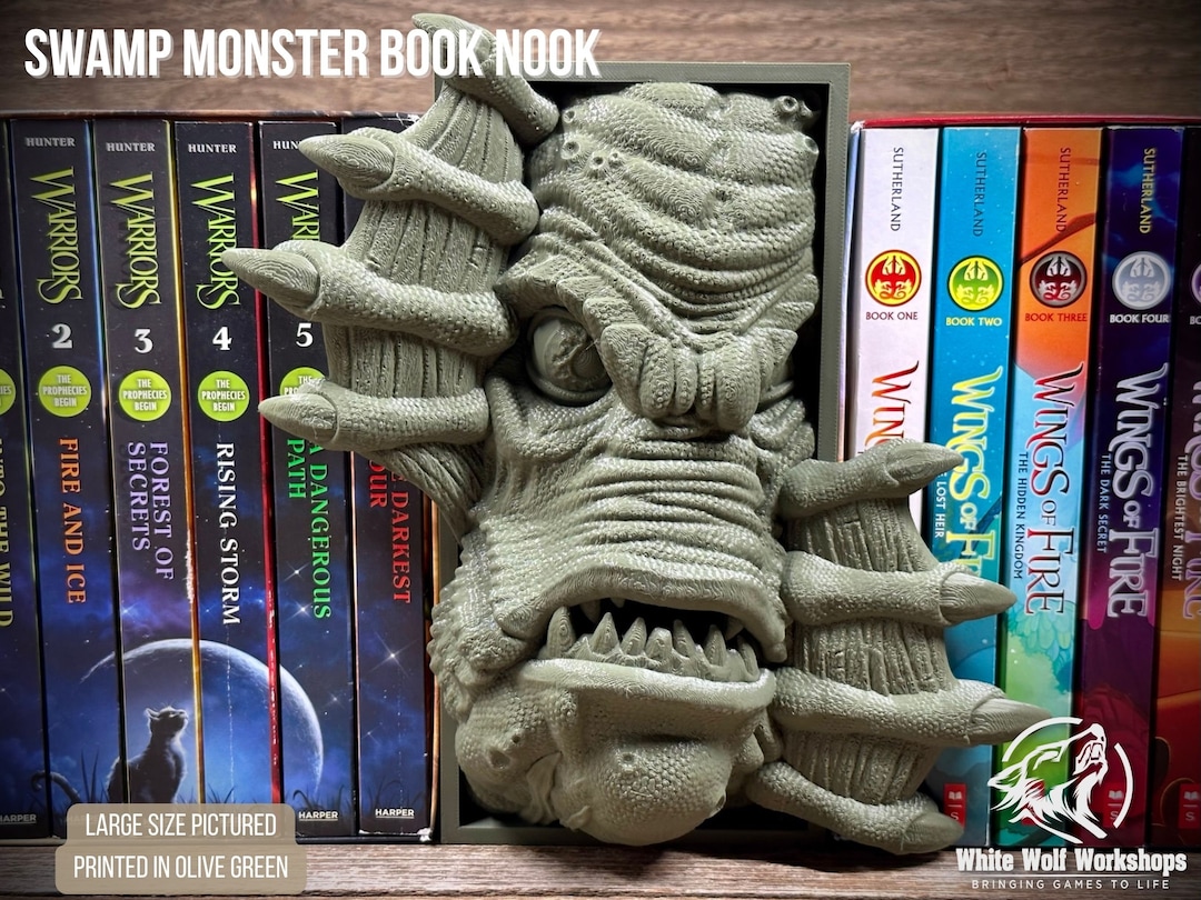 Swamp Monster Book Nook Tabletop Fantasy Role Play RPG Gaming Cosplay ...