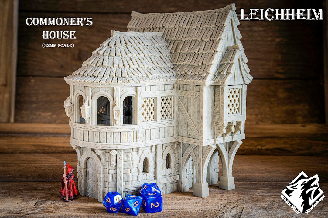Commoner's House - 28/32mm | Custom-crafted Fantasy Model for Tabletop ...