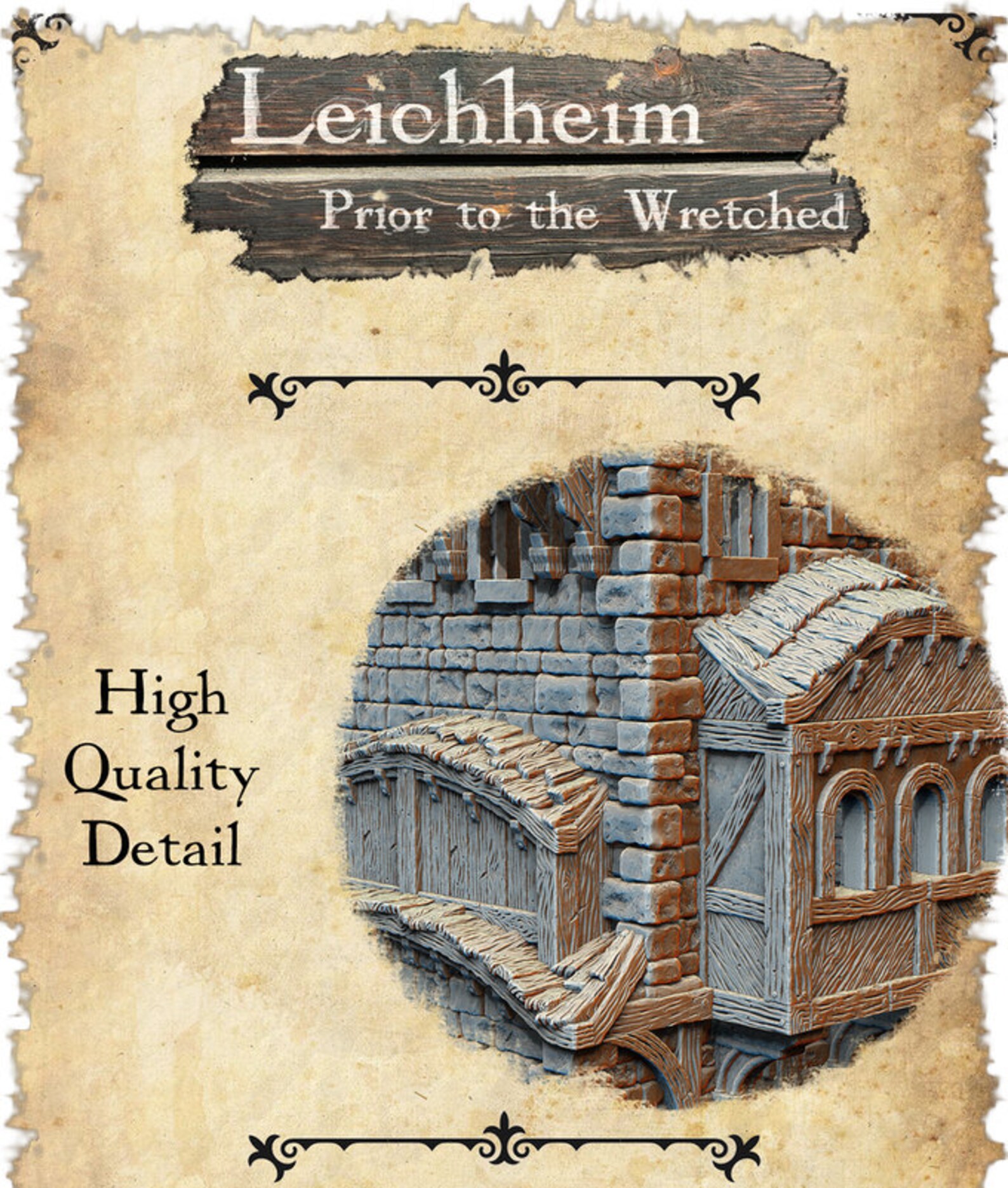 Commoner's Tower 28mm/32mm Leichheim 3D Printed - Etsy Canada