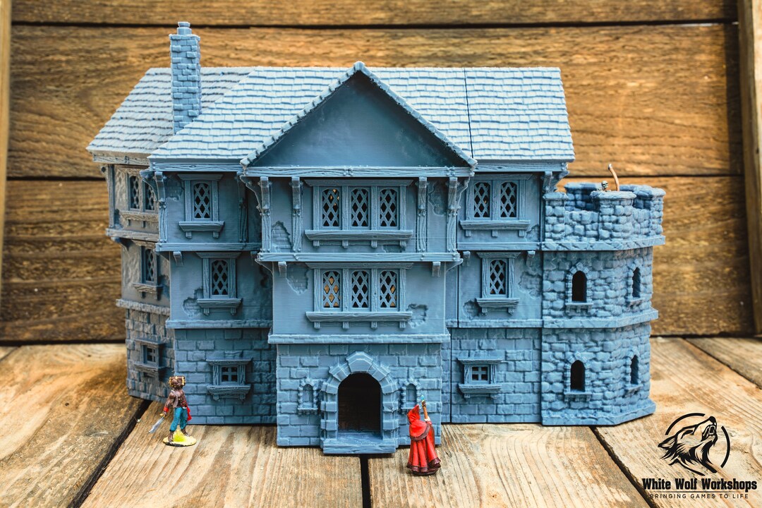 Fortified Manor 28mm/32mm | Dark Realms | 3D Printed Tabletop ...